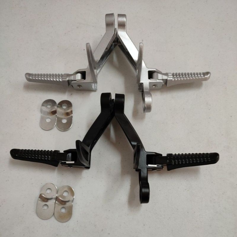 Raider 150 Foot Rest Black & Silver | Shopee Philippines