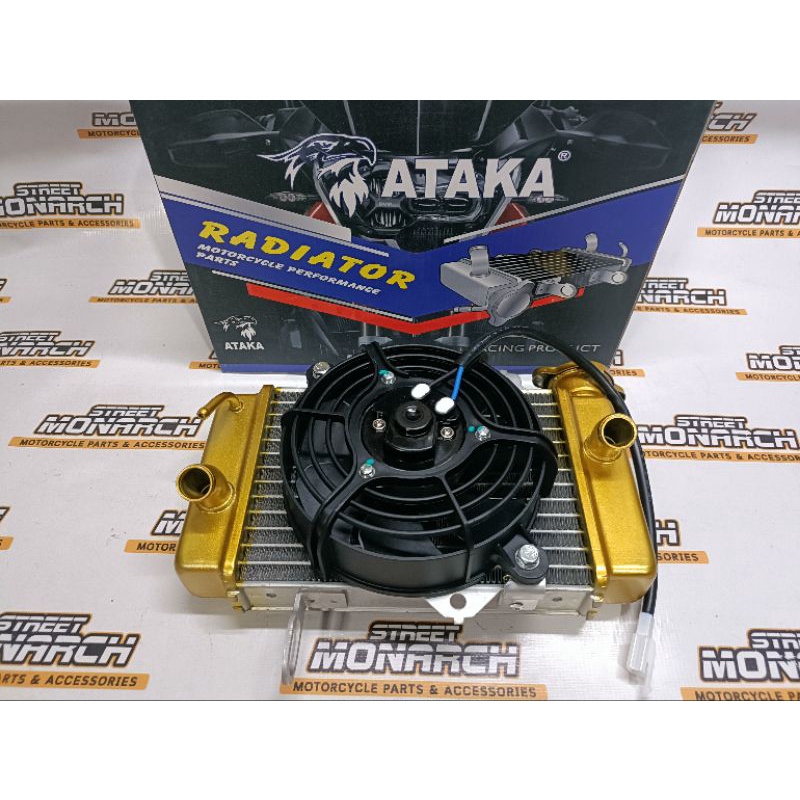 ATAKA BIG RADIATOR ASSY WITH BLOWER ASSY FOR SNIPER 135 CLASSIC AND MX ...