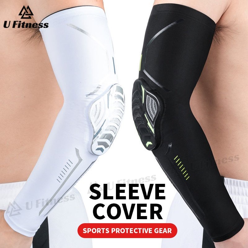 1Pc Sports Anti-collision Elbow Pads Compression Arm Sleeves Sports ...