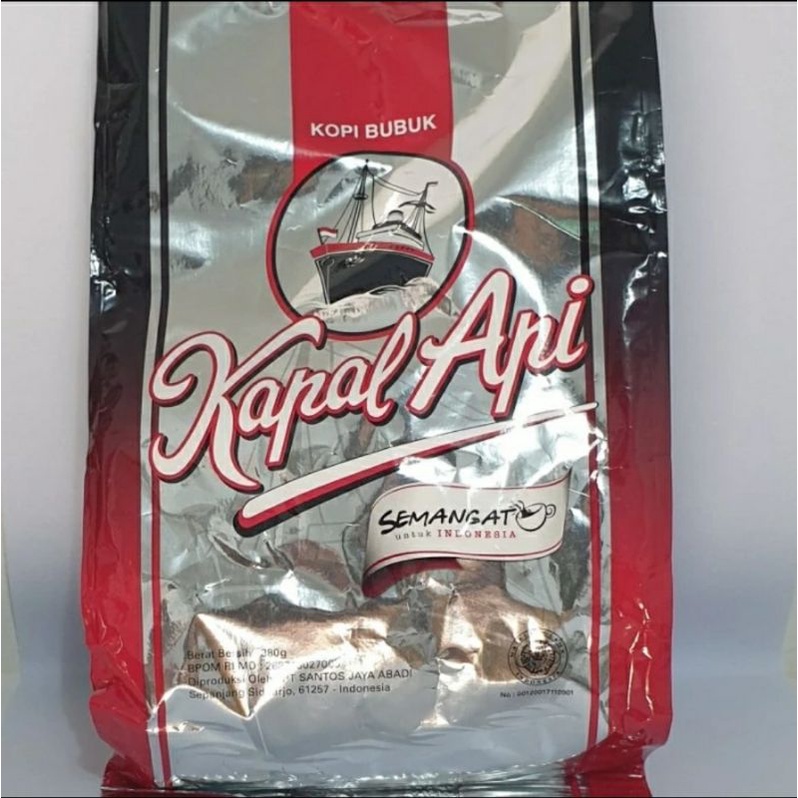 KAPAL API COFFEE 350 GR SILVER KAPAL API 350gr KAPAL API SILVER/ JUMBO ...