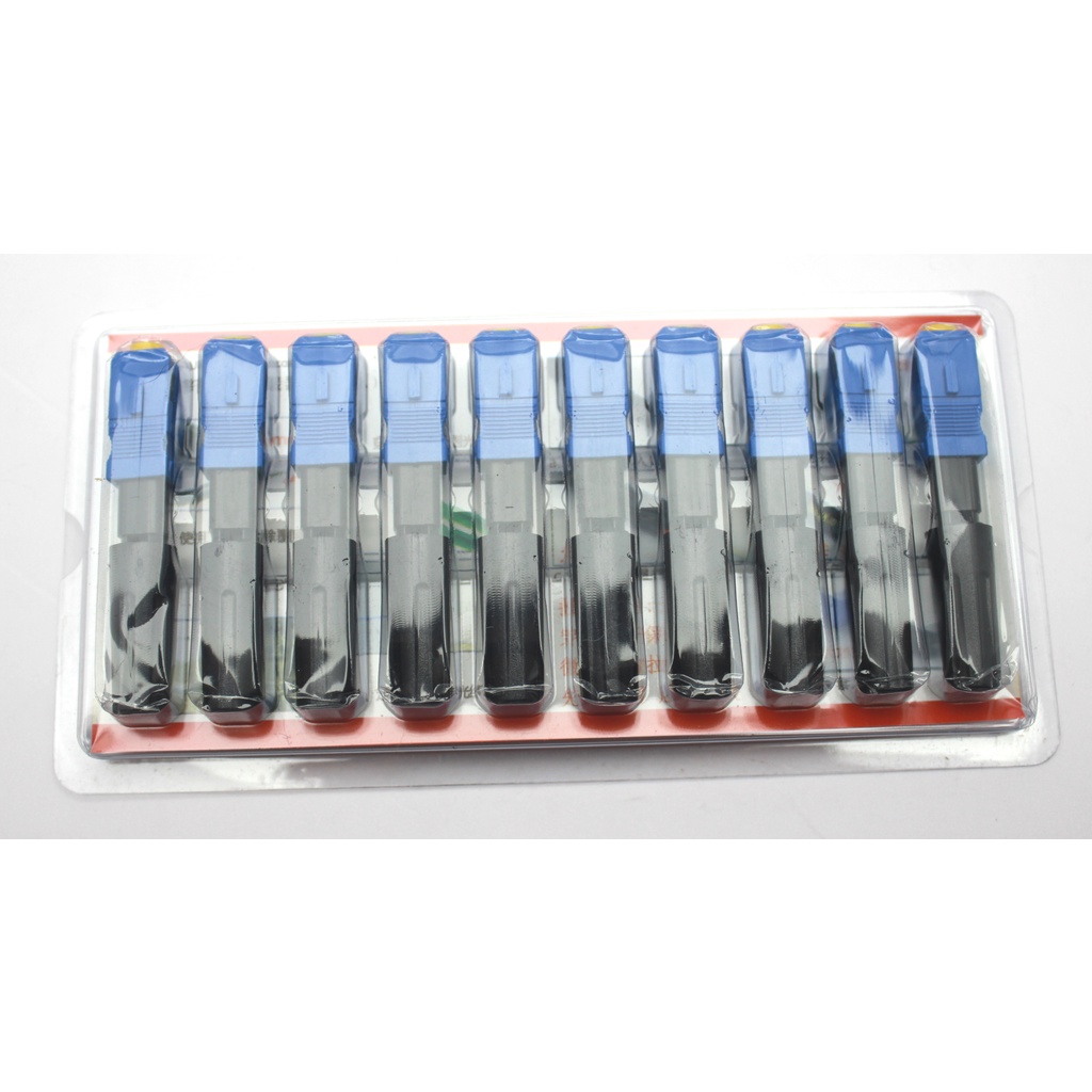 10PCS SC Connector SC-UPC APC Fast Connector Embedded Fiber Optic ...
