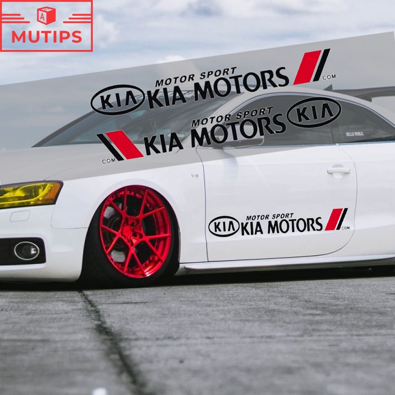 KIA 2Pcs Car Body Side Door Waterproof Stickers Cover Scratches For EV6 ...