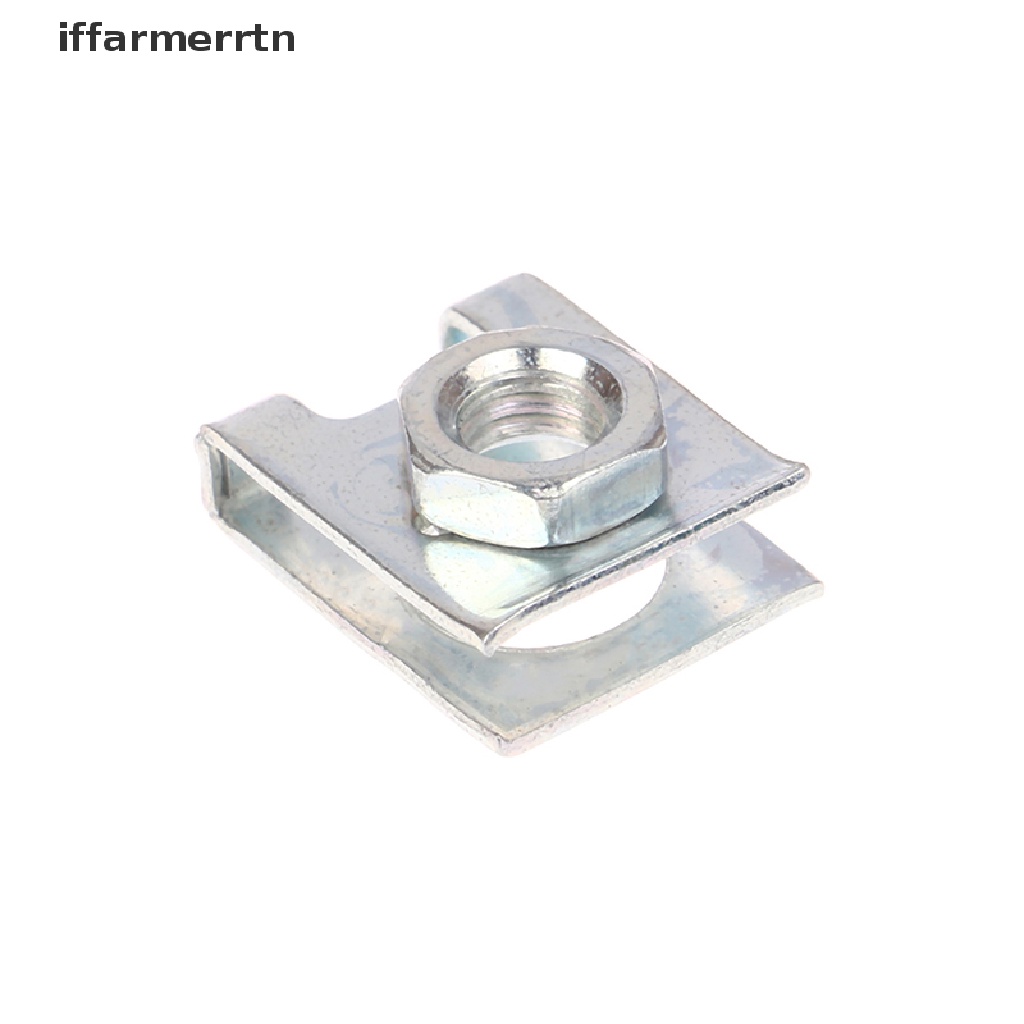 iffar 10pcs Automotive Car License Plate Fasteners 6mm Screw Rivet ...