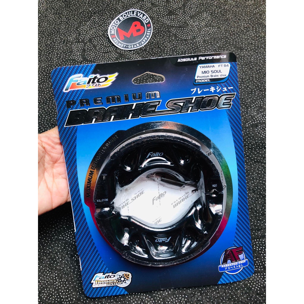 FAITO RACING BRAKE SHOE HONDA WAVE 125 SKYDRIVE MIO SOUL BEAT CLICK ...