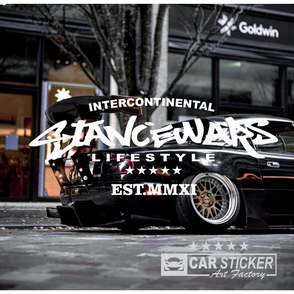 Kaca01 sticker stancewars sticker Car Glass sticker jdm sticker jdm ...