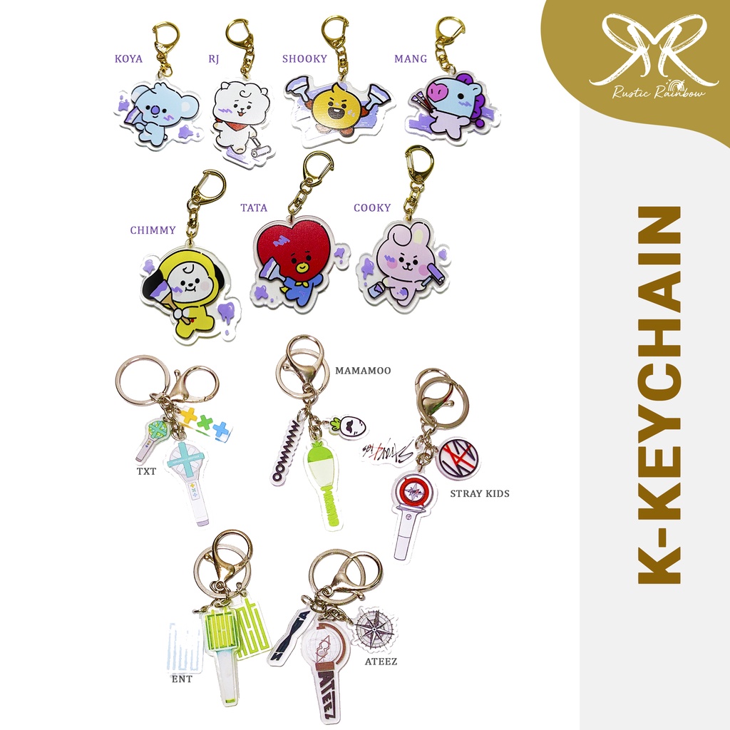 [40+ Designs Available] KPop Acrylic Keychains | Shopee Philippines