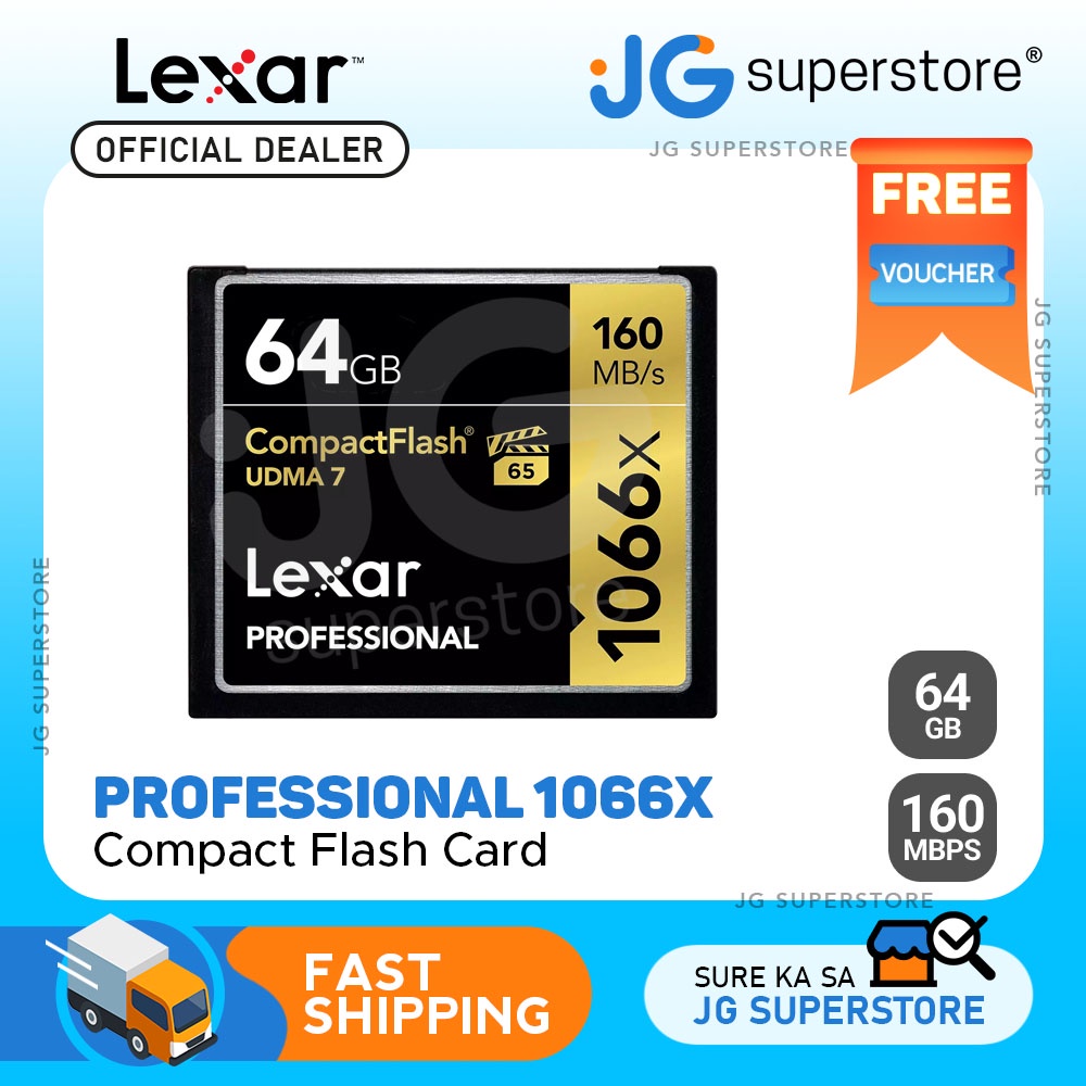 Lexar Professional High Speed 64GB Compact Flash Card with UDMA 7 ...