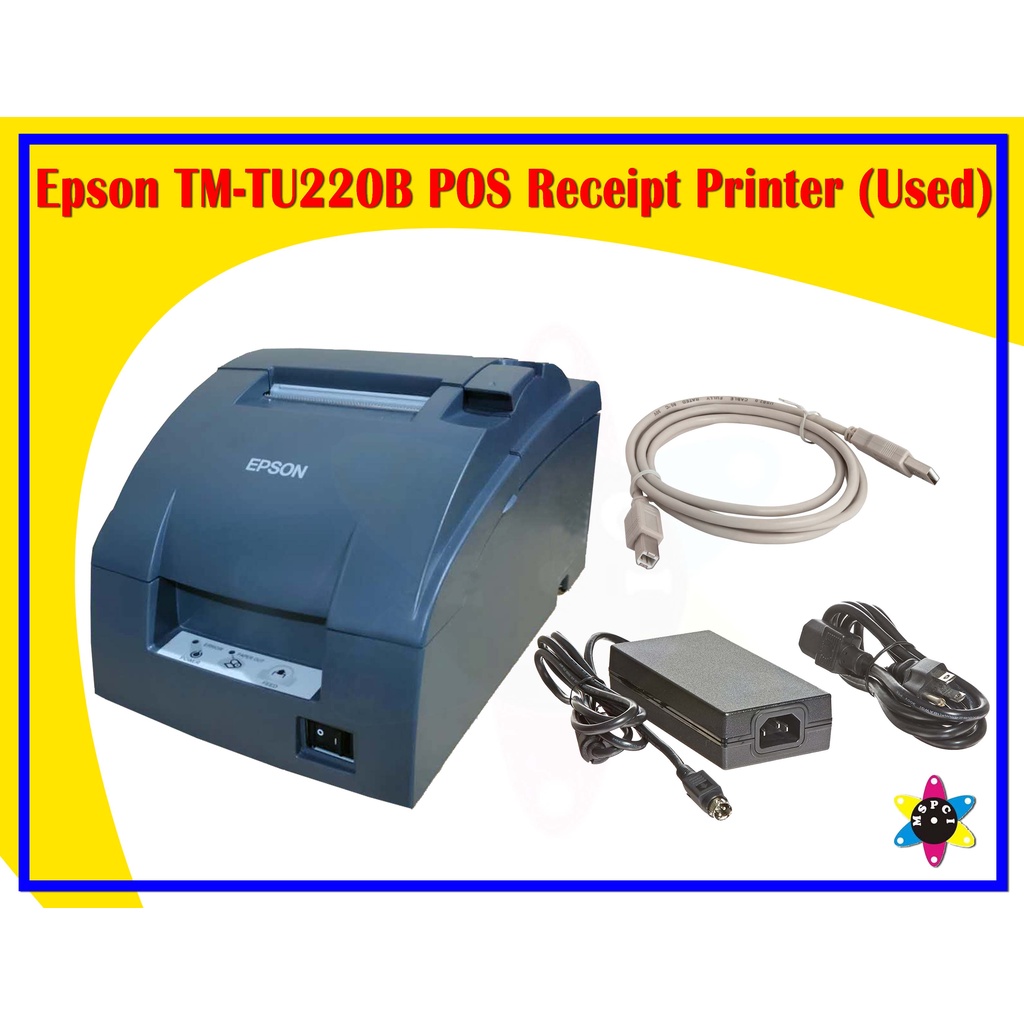 Epson TM-U220B POS Receipt Printer (Used) | Shopee Philippines