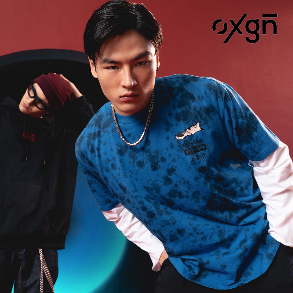 OXGN Jujutsu Kaisen Gojo Unisex Fit Graphic Tie Dye T-Shirt For Men And Women (Multi Color ...