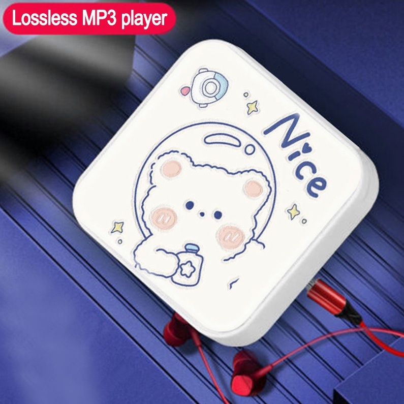 Mini Cartoon Music MP3 Player with USB Cable + Headset | Shopee Philippines