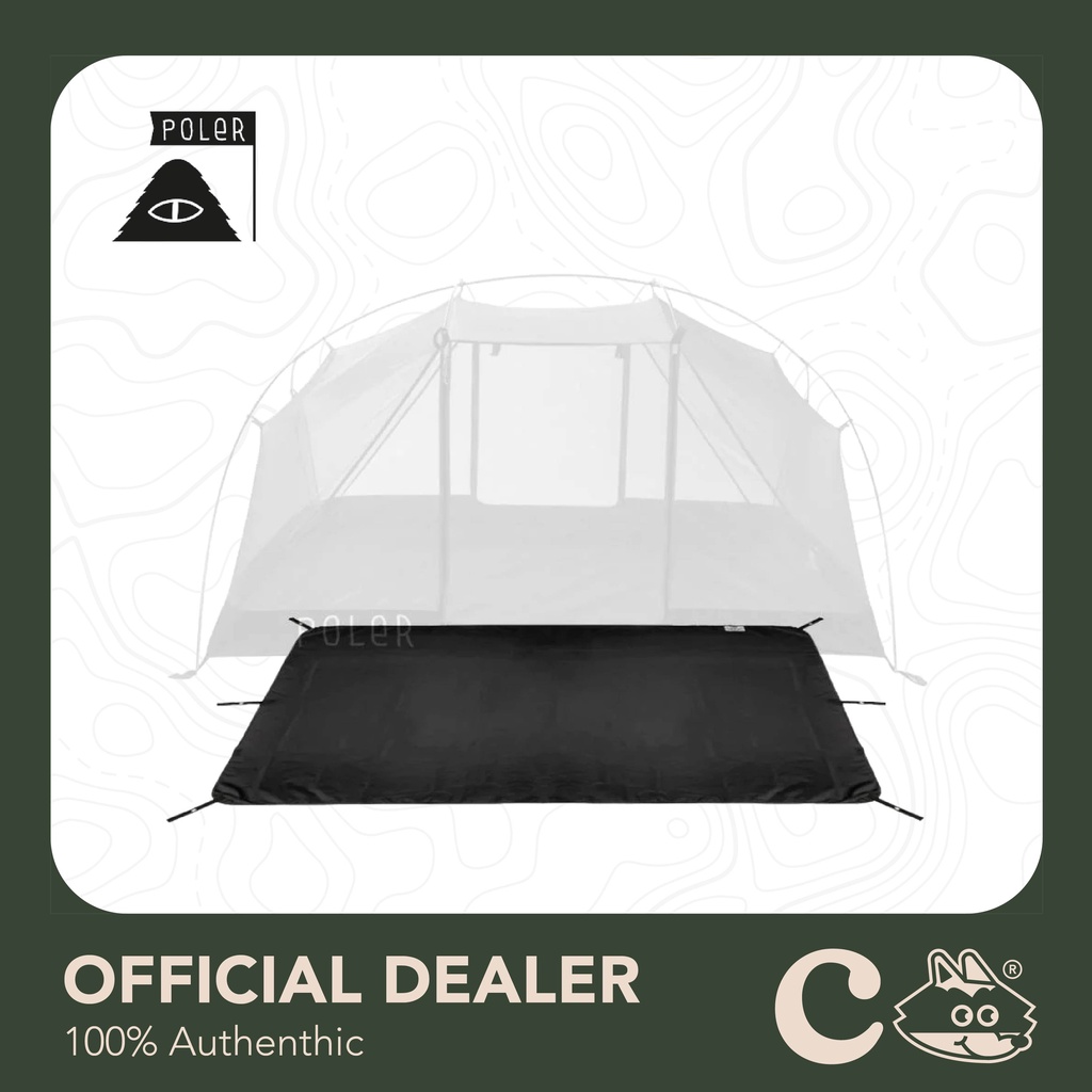 2-Person MAGICAL TENT FOOTPRINT (Ground sheet) Ground sheet Poler Black ...