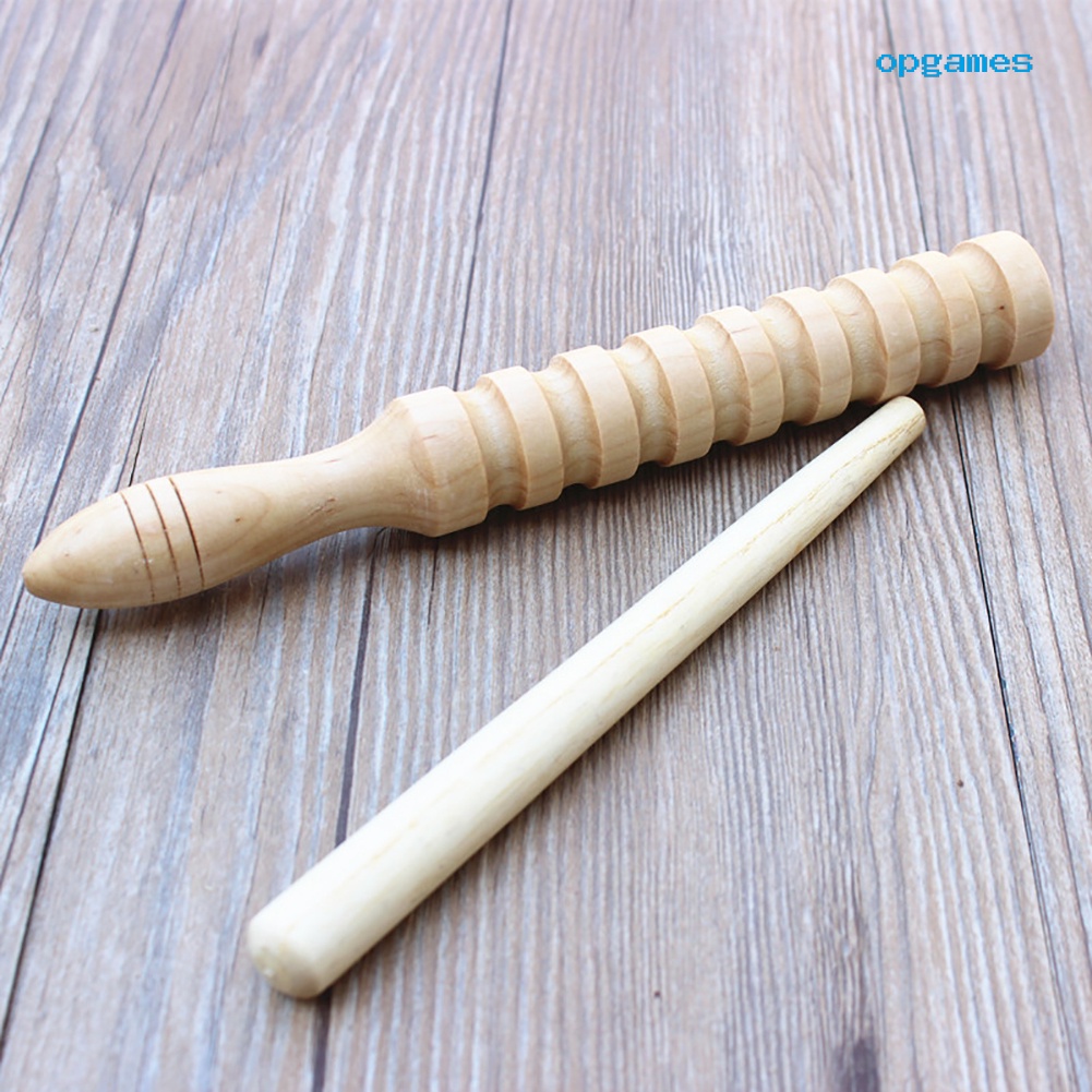 YZS-Kids Wooden Guiro Scraper Tube Percussion Musical Instrument Early ...