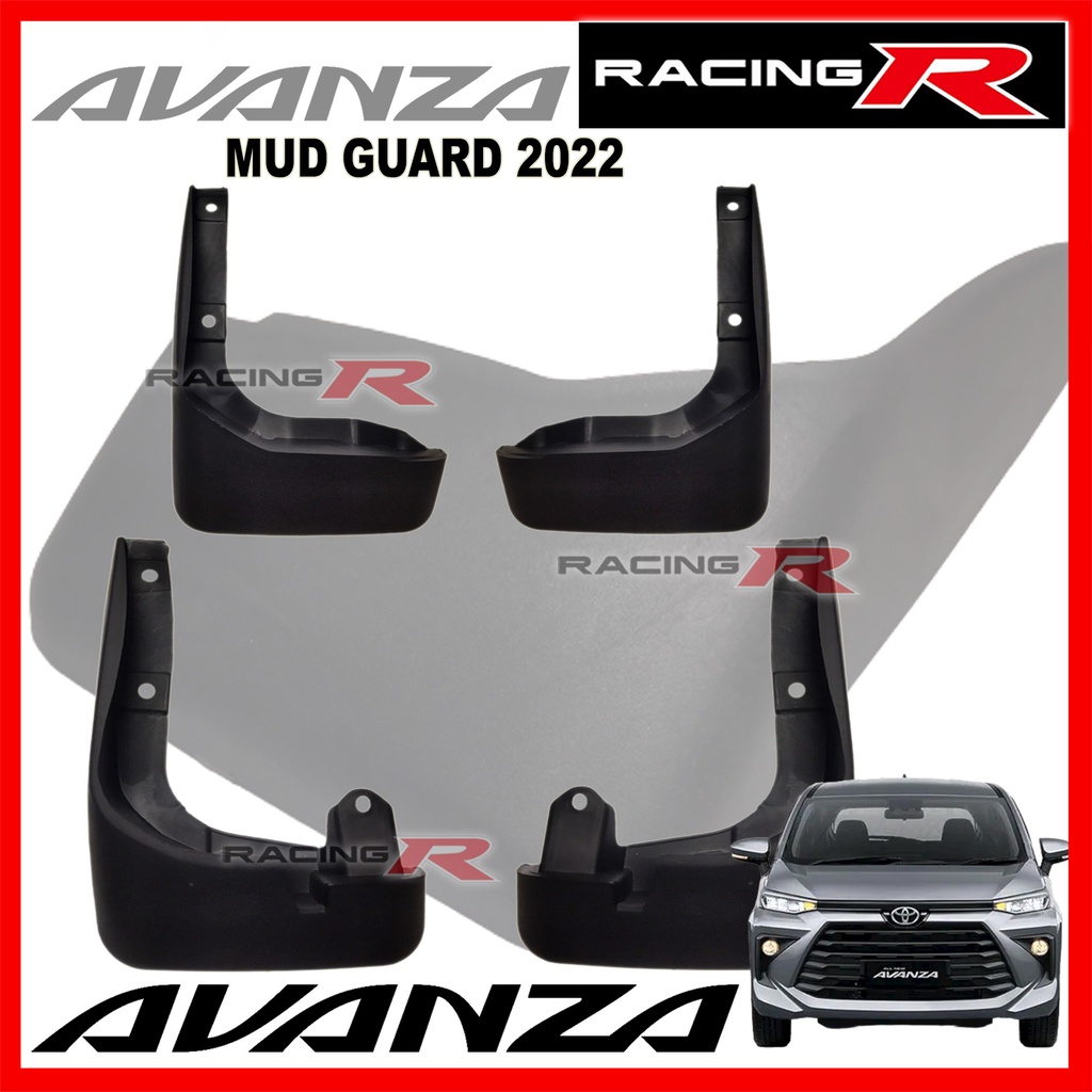 Toyota Avanza 2022 to 2025 OEM Mudguard (WK) w/ 8PCS SCREWS Mud Flaps ...