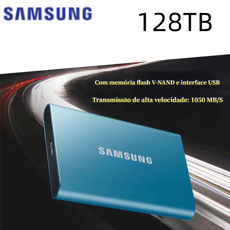 128TB SAMSUNG SSD USB3.0 External Hard Drive 4TB Portable Solid State ...