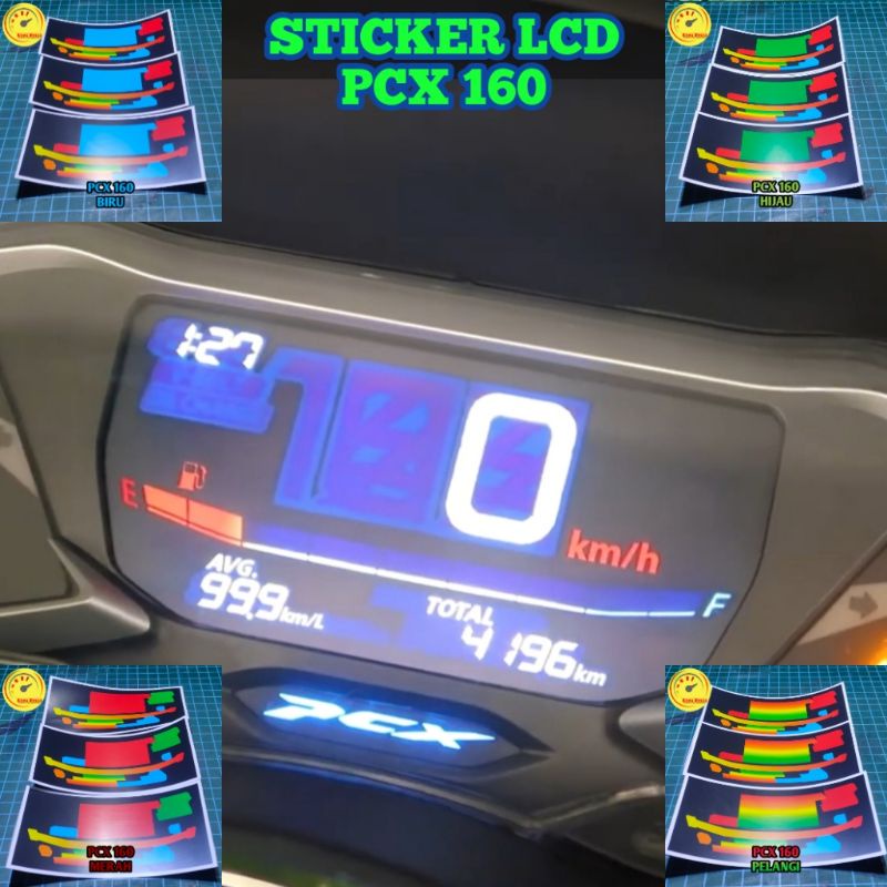 Honda PCX 160 LCD SPEEDOMETER COLOR STICKER | Shopee Philippines