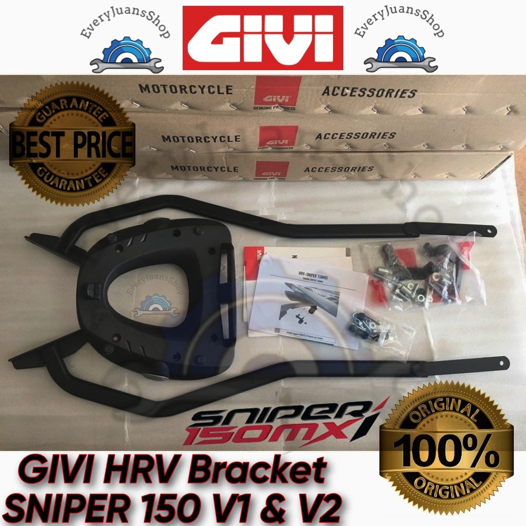 GIVI HRV Bracket Sniper 150 V1 V2 HRV Rack | Shopee Philippines