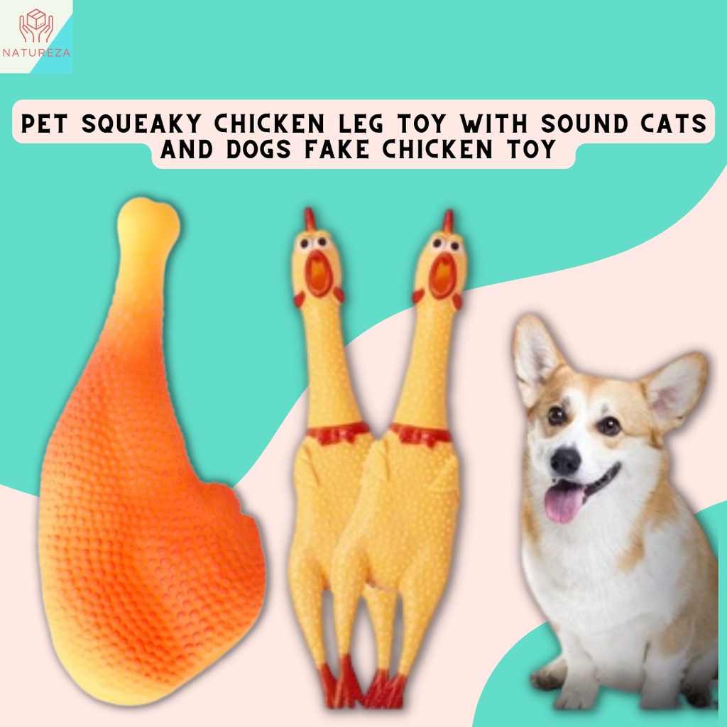 Pet Squeaky Chicken Leg Toy With Screaming Sound Cats and Dogs Fake ...