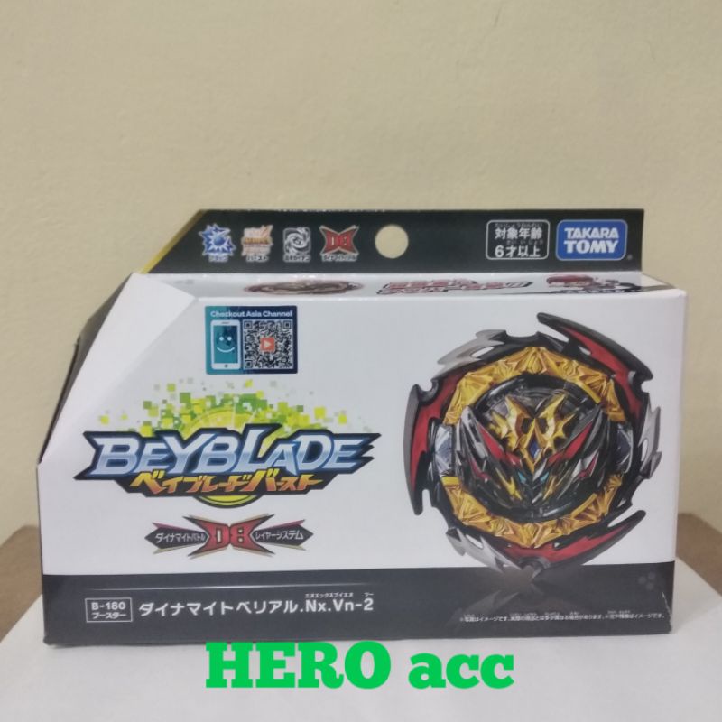 Beyblade burst B-180 dynamite belial original TAKARA TOMY | Shopee ...