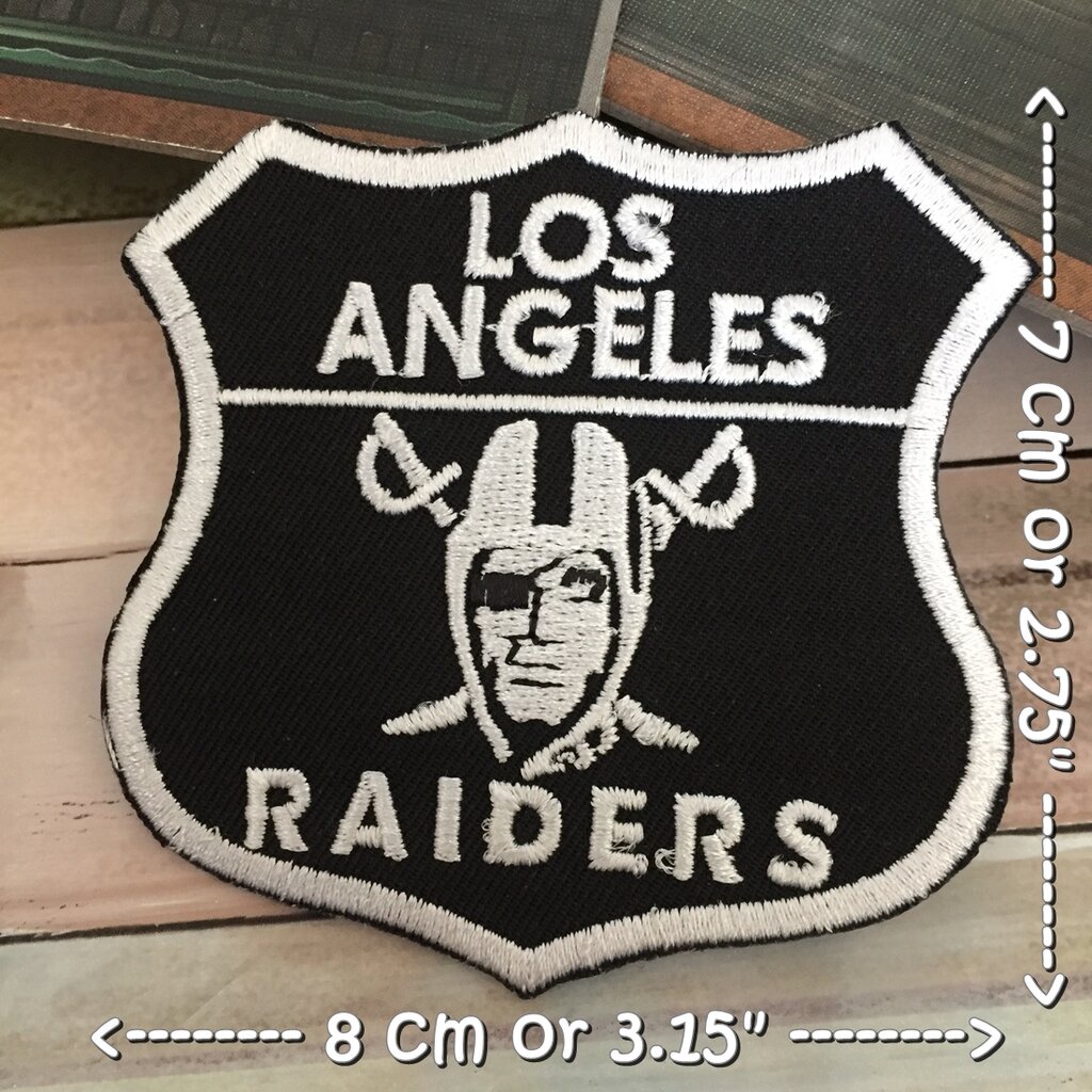 LA Raiders Football Logo Iron On The Shirt Ironing Arm Embroidery ...