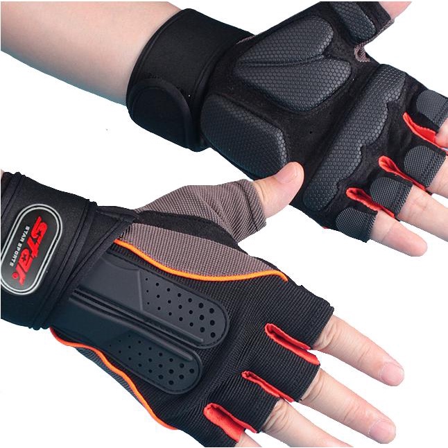 DAMAGE/CLEARANCE SALE Star EG5100 Half Finger Gym Fitness Gloves Weight ...