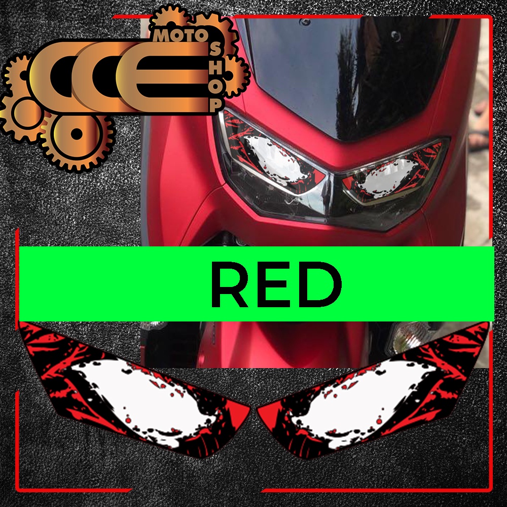 Winker Eye Sticker For Yamaha NMAX V1/V2 - Carnage Design | Shopee ...
