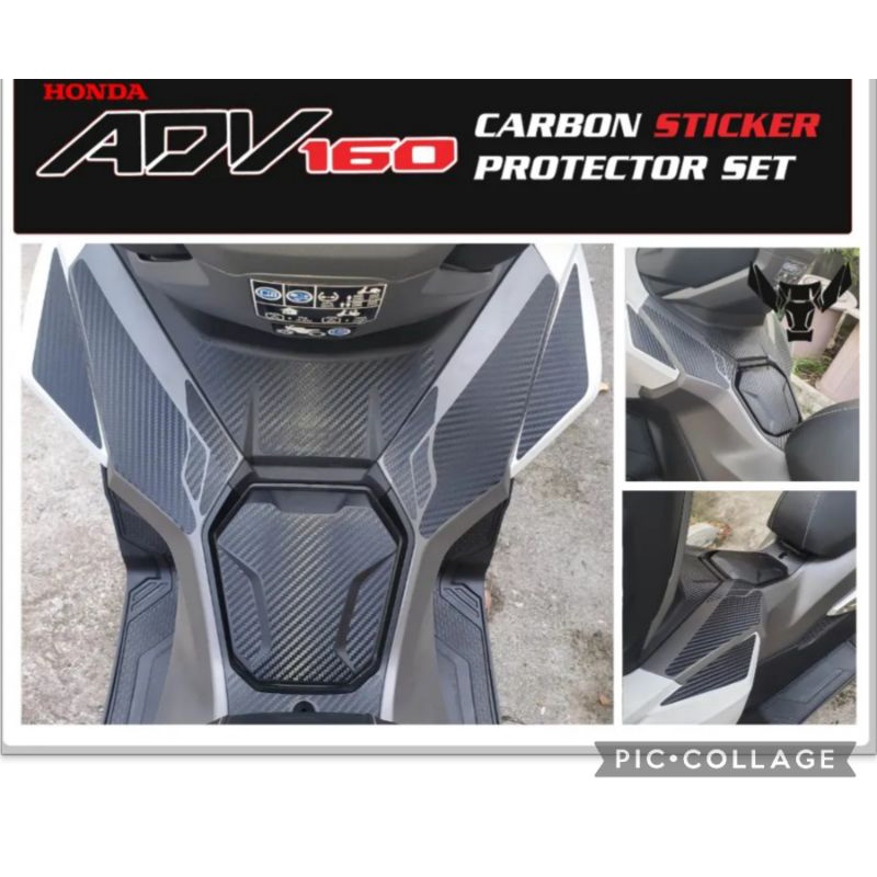 ADV 160 CARBON STICKER TANK PAD STICKER SET | Shopee Philippines