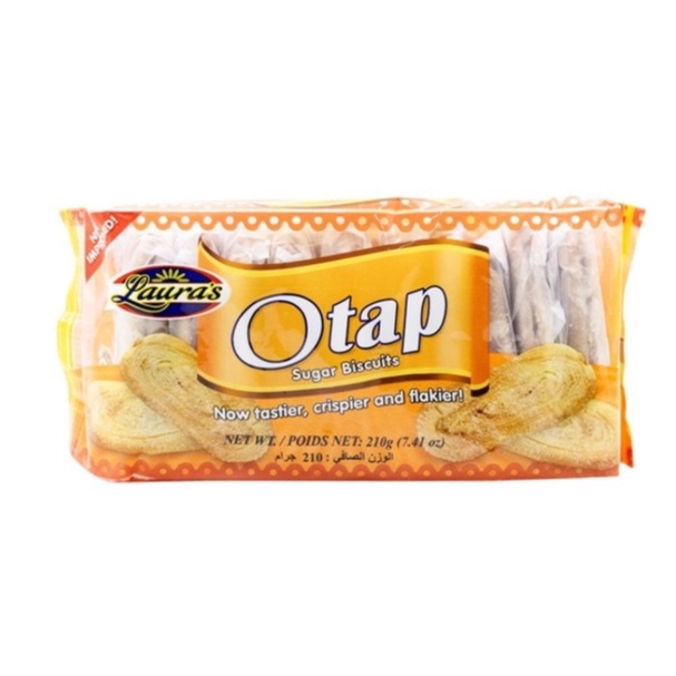 Lauras Otap Sugar Biscuits 210g | Shopee Philippines