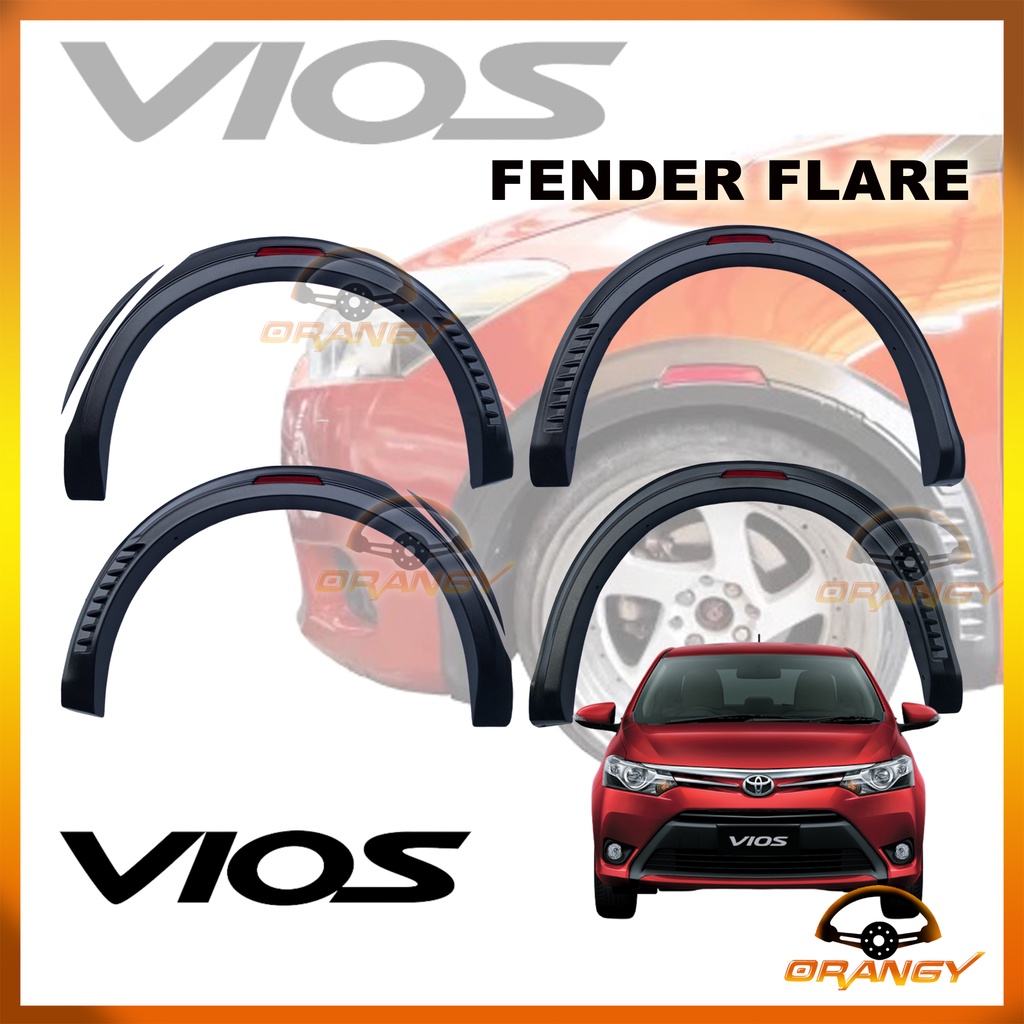 Toyota Vios 2014 to 2018 OEM Fender Flare with Reflector 2015 2016 2017 ...