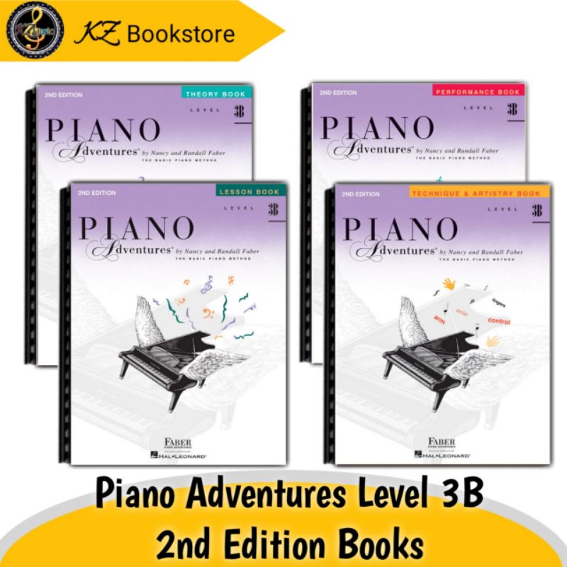 Piano Adventures Level 3B 2nd Edition Lesson/Theory/Performance ...