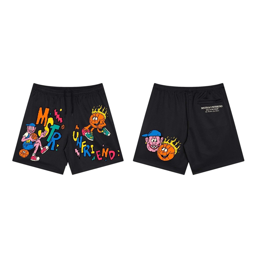 MSTR CO. X UNFRIEND 2022 COLLAB "A2" Mesh Short (Black) | Shopee ...