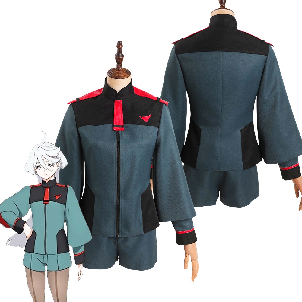 Lynn Mercury Suletta Cosplay Costume Women Anime Mobile Suit Gundam The ...
