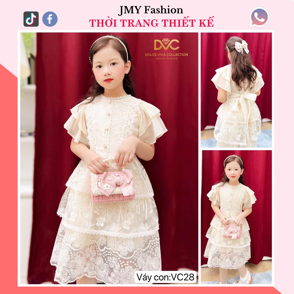 Vc28 Princess girl dress [DVC&ACC] 3-storey lace dress for party ...
