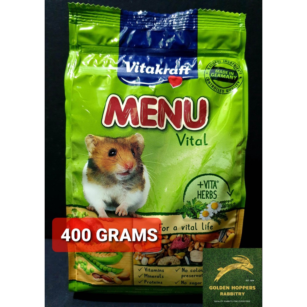 Vitakraft Menu Hamster Food (400g) | Shopee Philippines