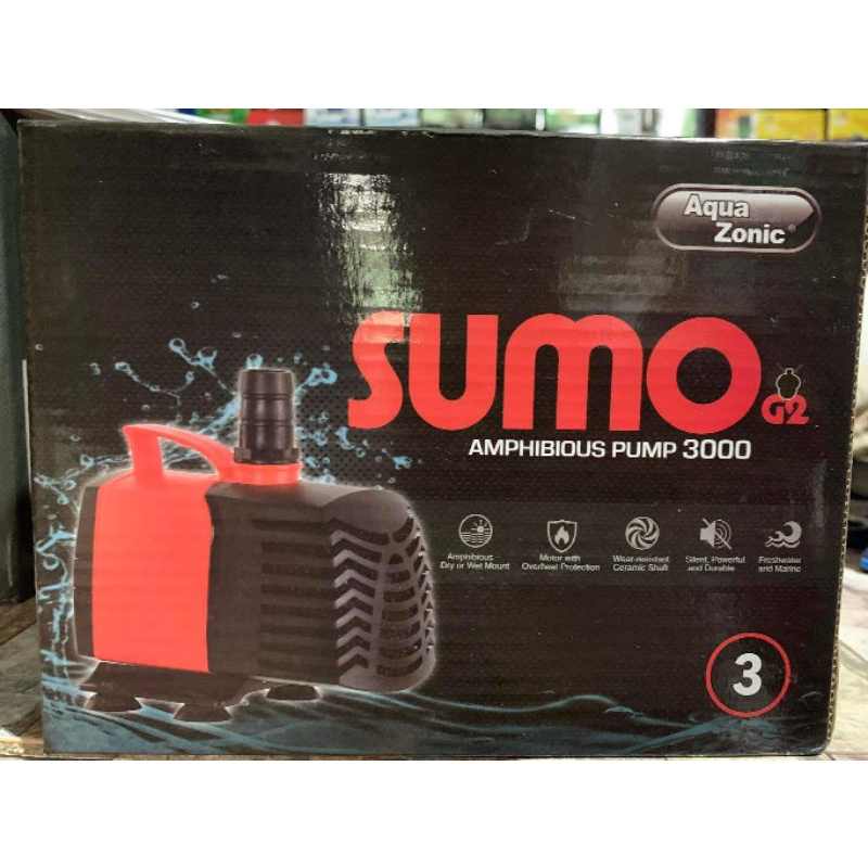 AQUA ZONIC sumo G2 amphibious pump 3000 | Shopee Philippines