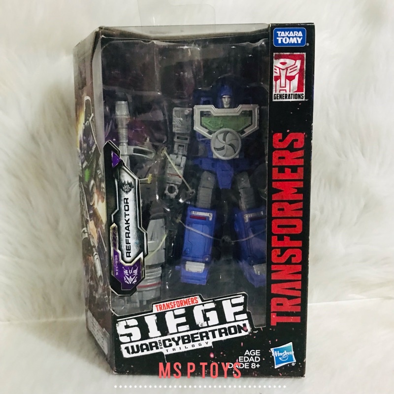 TRANSFORMERS GENERATIONS - WFC Siege Deluxe Class: REFRAKTOR Figure WFC ...