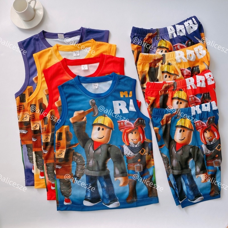 Cartoon Terno For Kids Roblox Minecraft HUNTER X HUNTER Kids Terno Set ...