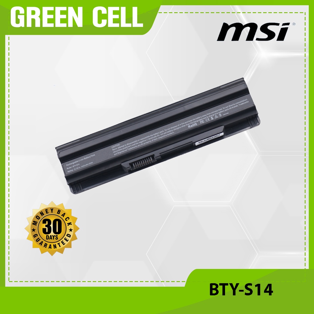Battery BTY-S14 for MSI Laptop CR41 CX61 CR70 CR650 FR400 MS-16GD ...