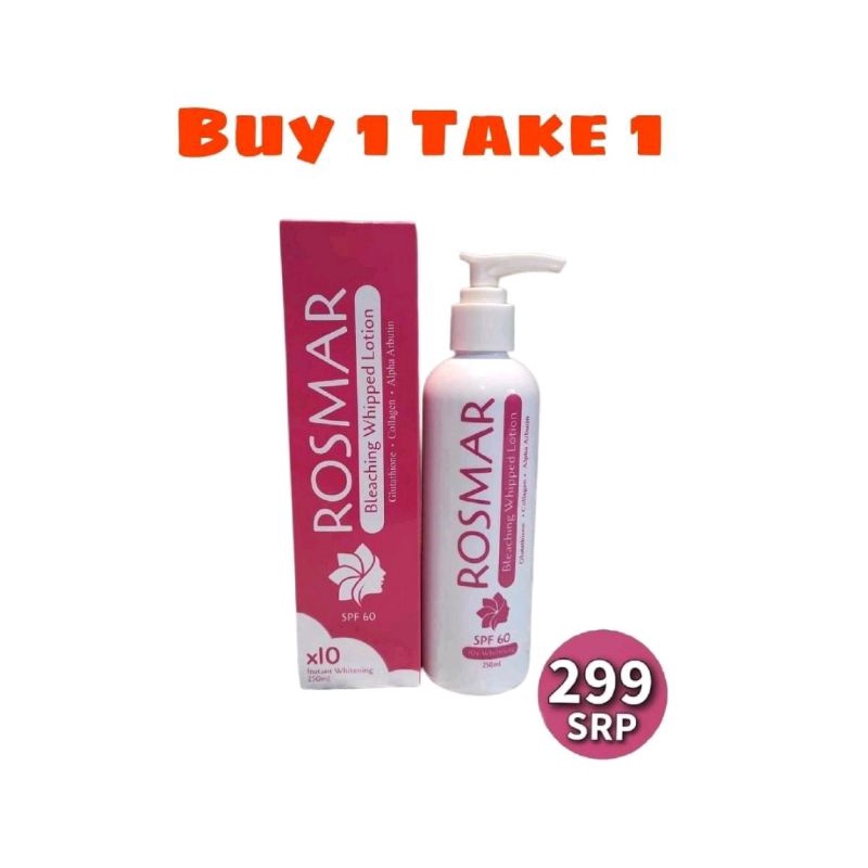 BUY1TAKE1 ROSMAR BLEACHING LOTION 250ML | Shopee Philippines