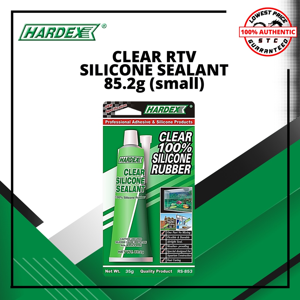 HARDEX CLEAR SMALL RTV SILICONE GASKET MAKER (35G) | Shopee Philippines