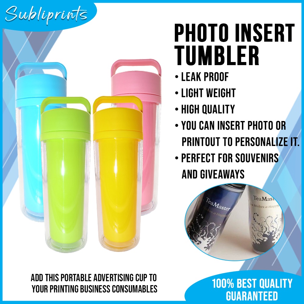 Portable Photo Insert Advertising Cup 120ml for Birthday Gift Events ...