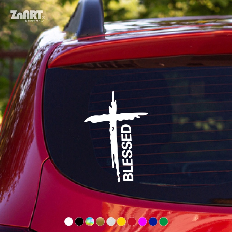 Car Styling Decal Jesus Cross Car Stickers Christianity for Automobile ...