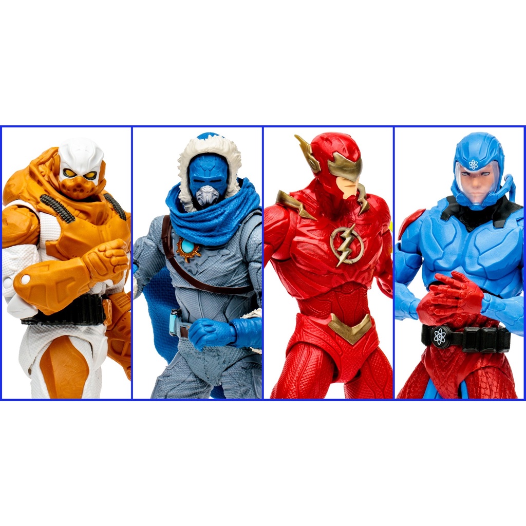 The Flash Wave Page Punchers Set DC Multiverse McFarlane Toys | Shopee ...