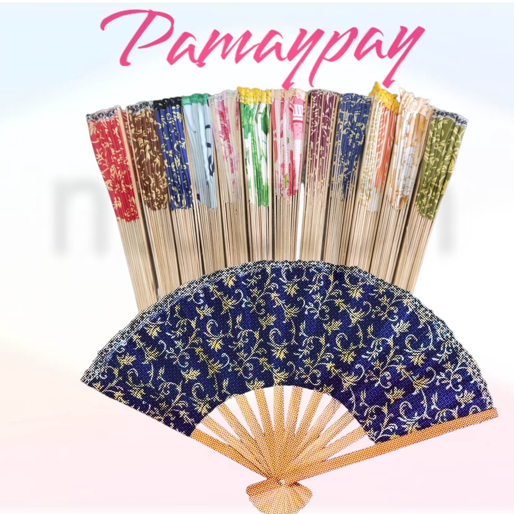 Wooden Folding Fan Handheld Cool Summer Abanico | Abaniko | Pamaypay ...