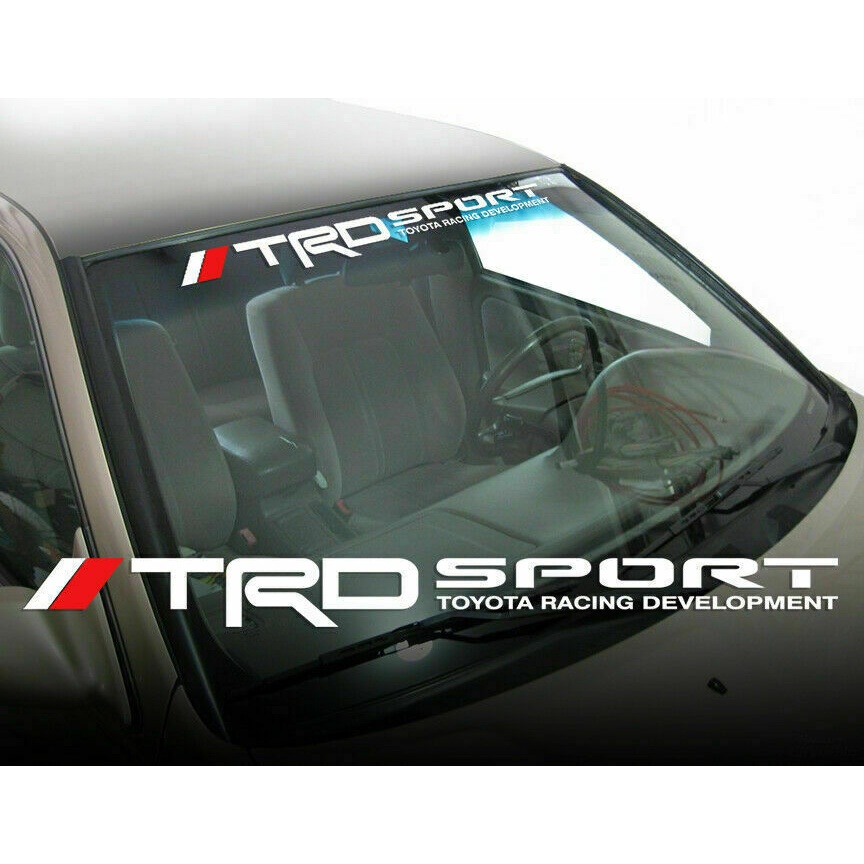 Toyota Racing Development TRD Motorsport Car Windshield Vinyl Sticker ...