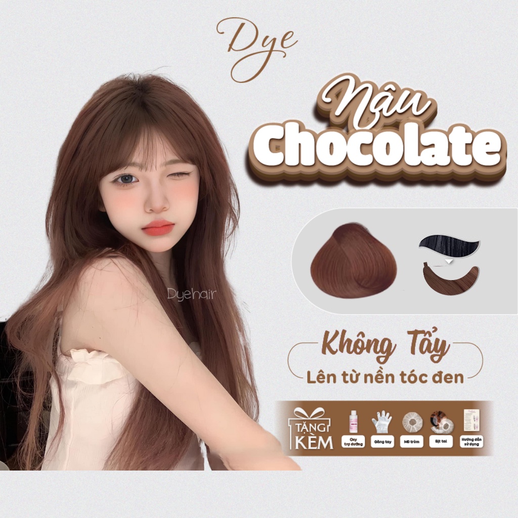 OXY Hair dye, CHOCOLATE BROWN hair dye - DYE.HAIR, free oxygen support ...