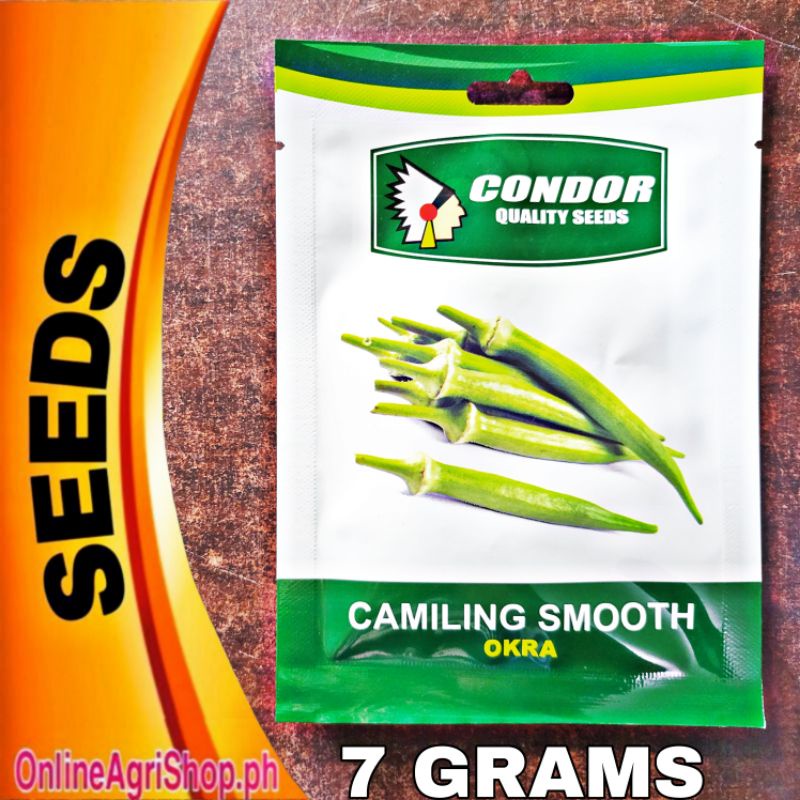 CAMILING SMOOTH OKRA SEEDS (7 GRAMS OR 130 SEEDS) CONDOR | Shopee ...