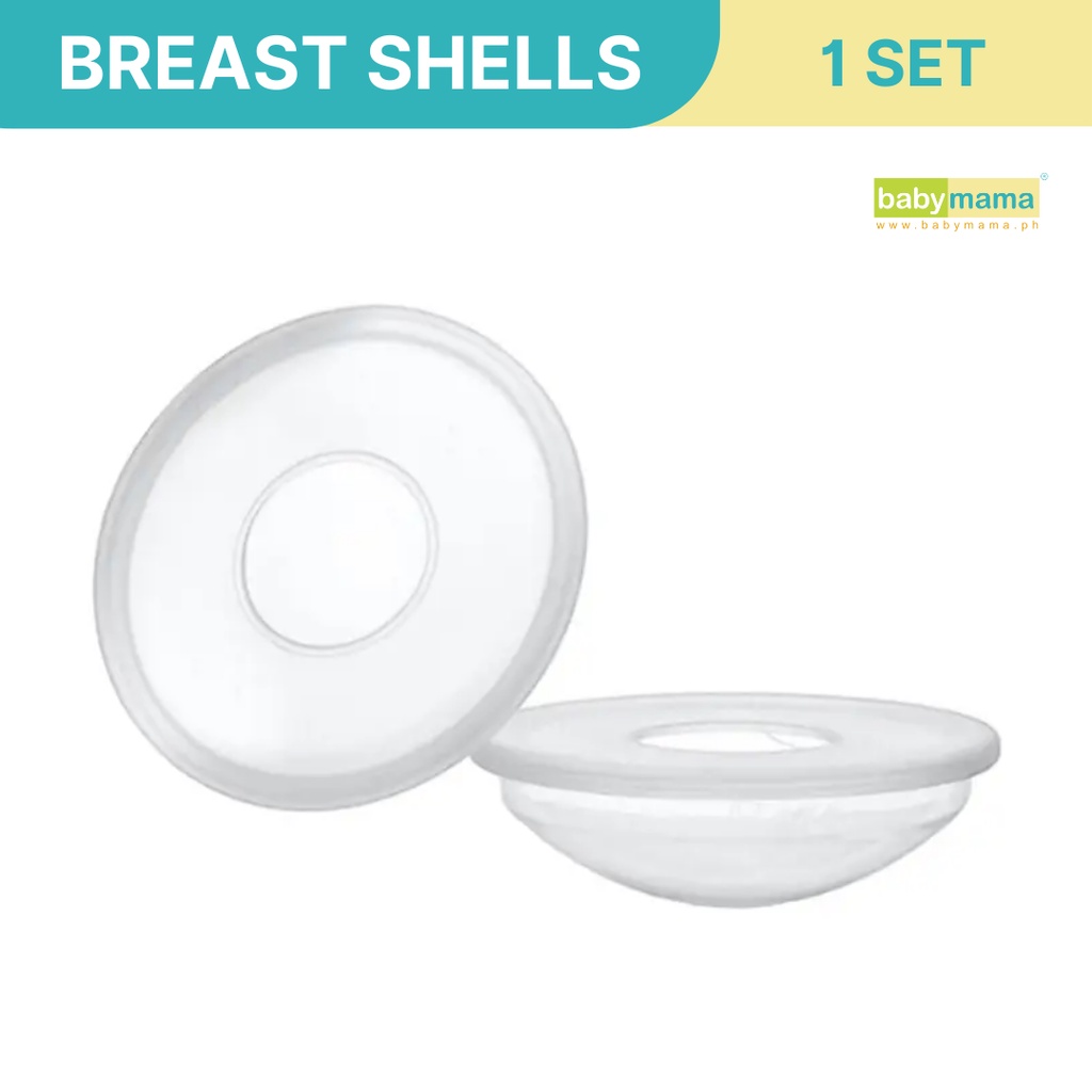 Babymama - Orange & Peach Milk Saver Breast Shells | Shopee Philippines