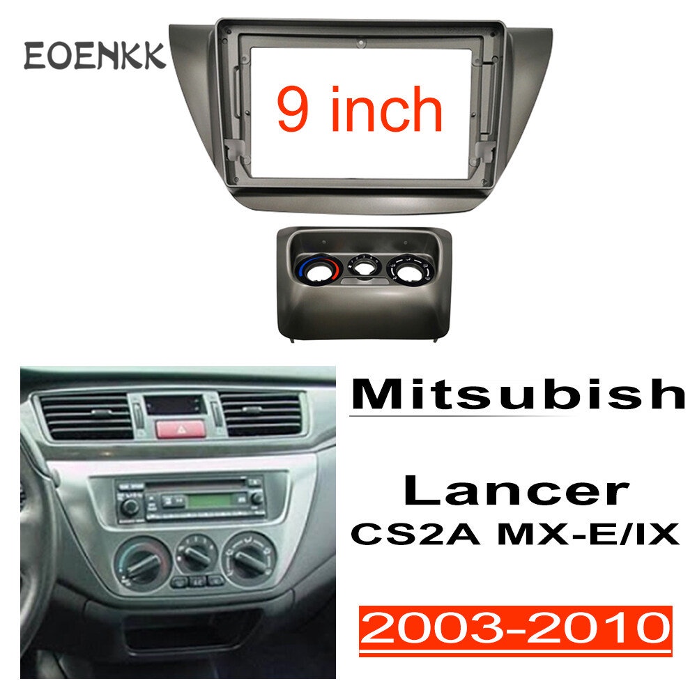 Honxun 9 inch Mitsubishi Lancer 2003-2010 2din radio frame stereo panel ...