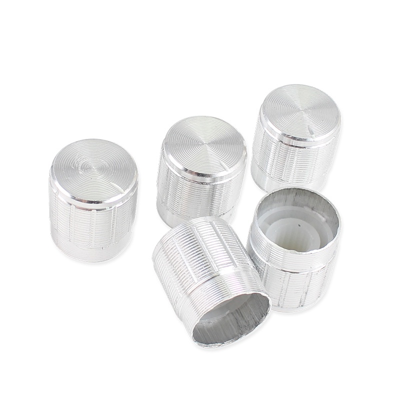 10Pcs/5Pcs Potentiometer Knobs Caps Black Silver Gold Diameter 15x17mm ...