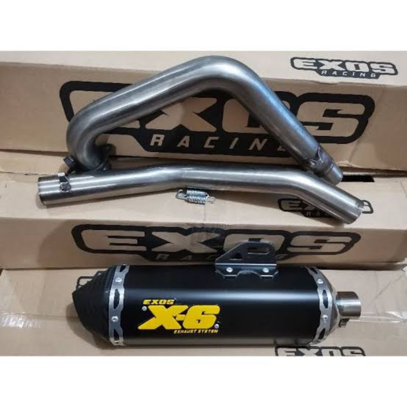 [SALE] EXOS PIPE X6 RAIDER 150 CARB / RAIDER 150 FI | Shopee Philippines